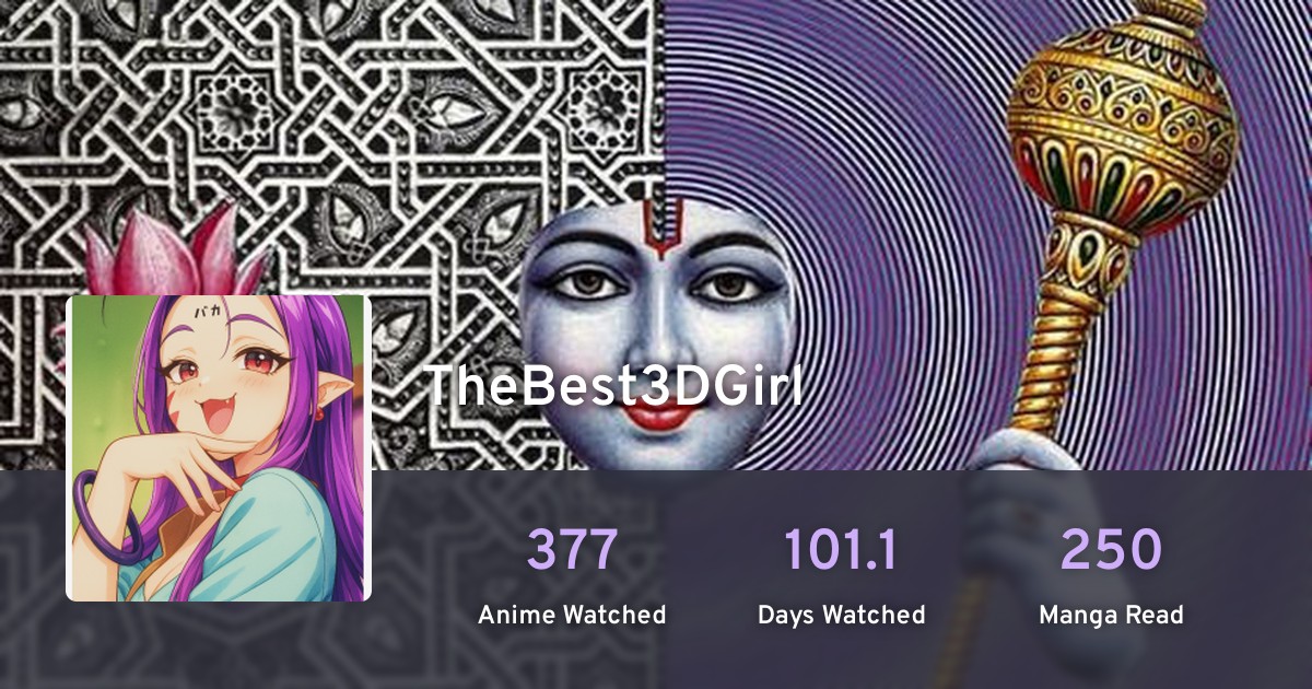 TheBest3DGirl's profile · AniList