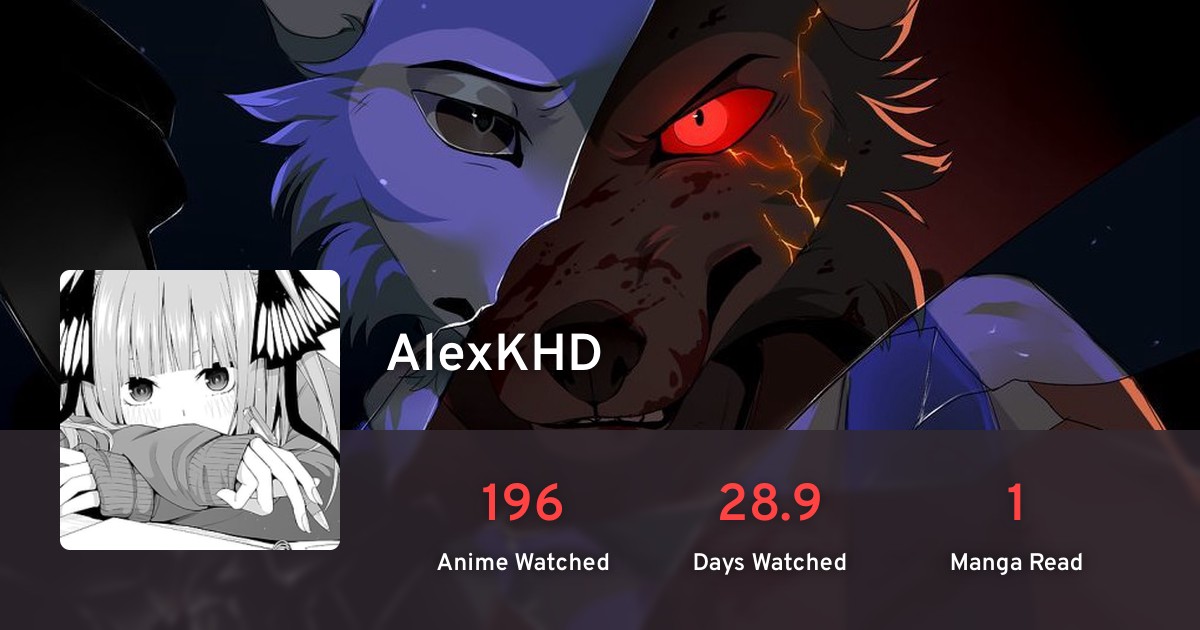 AlexKHD's profile · AniList