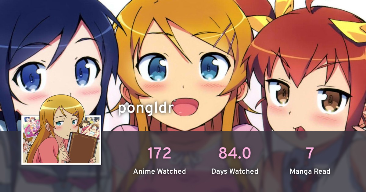 pongldr's profile · AniList