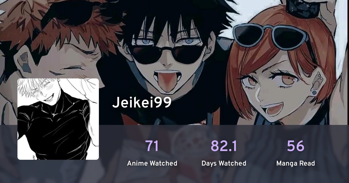 Jeikei99's anime list · AniList