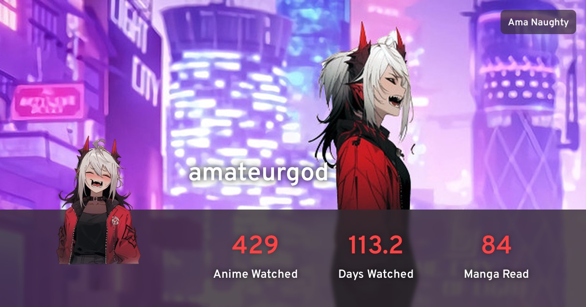 amateurgod's profile · AniList