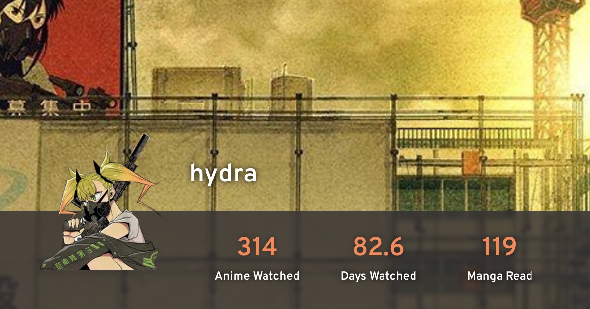 hydra's profile · AniList