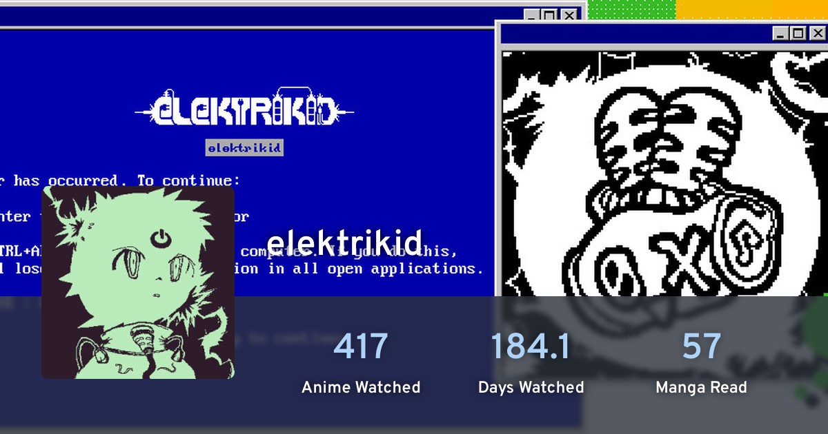 elektrikid's profile · AniList