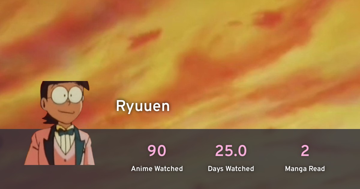 Ryuuen's anime list · AniList