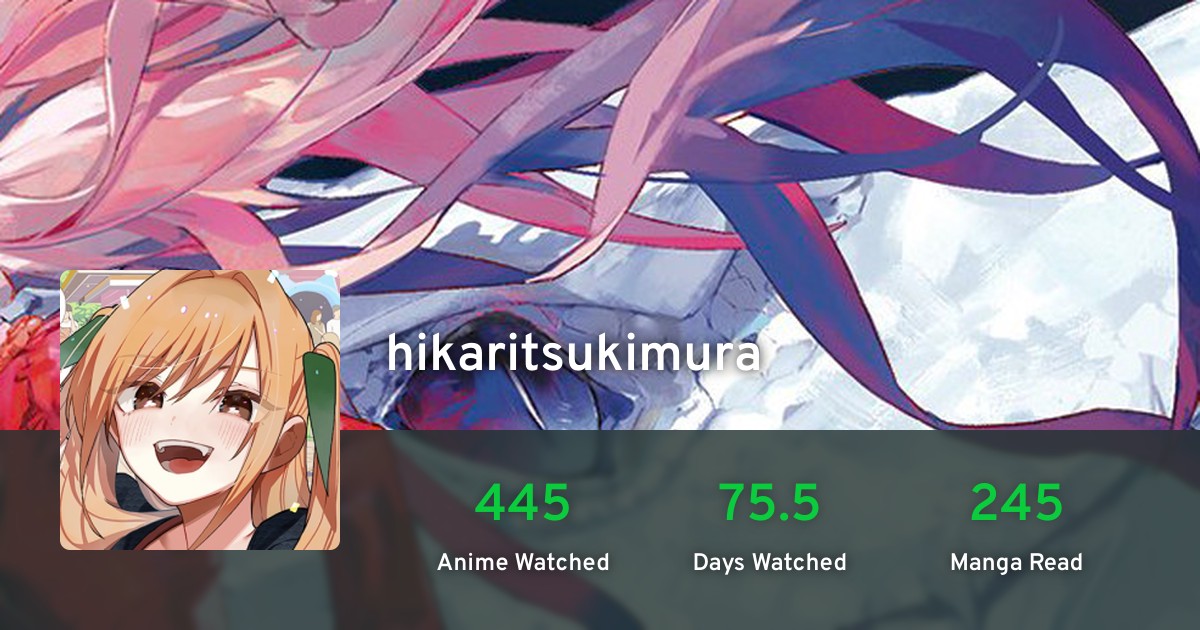 hikaritsukimura's profile · AniList