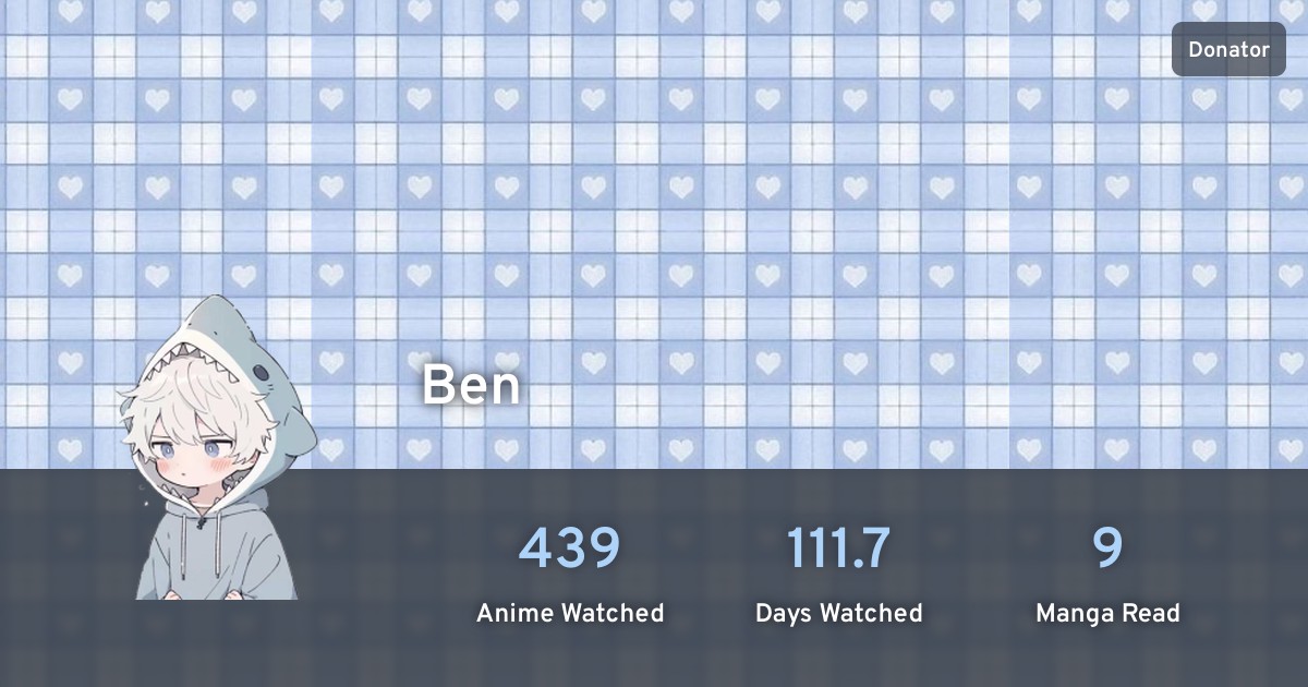 Ben's profile · AniList