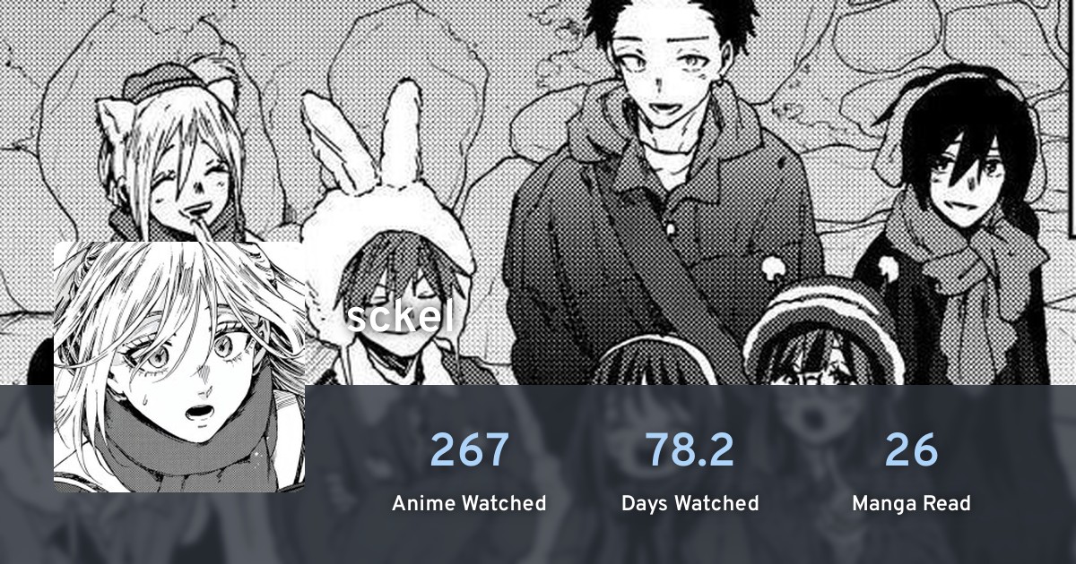 sckel's profile · AniList