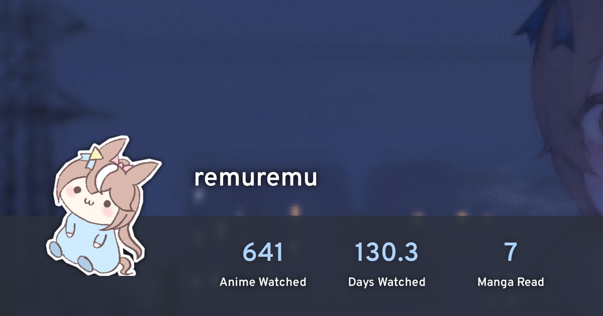 remuremu's profile · AniList