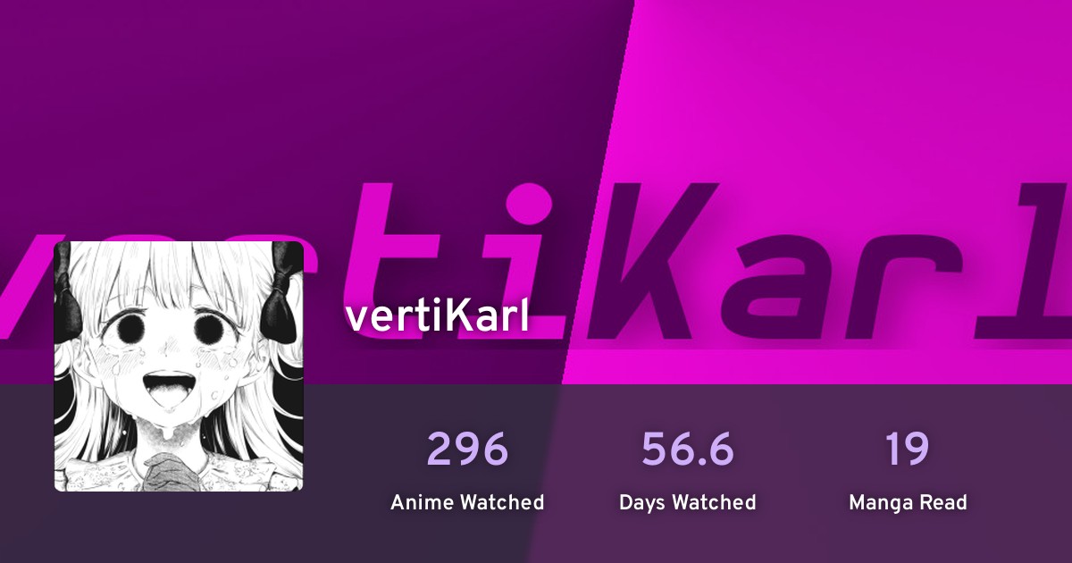 vertiKarl's profile · AniList