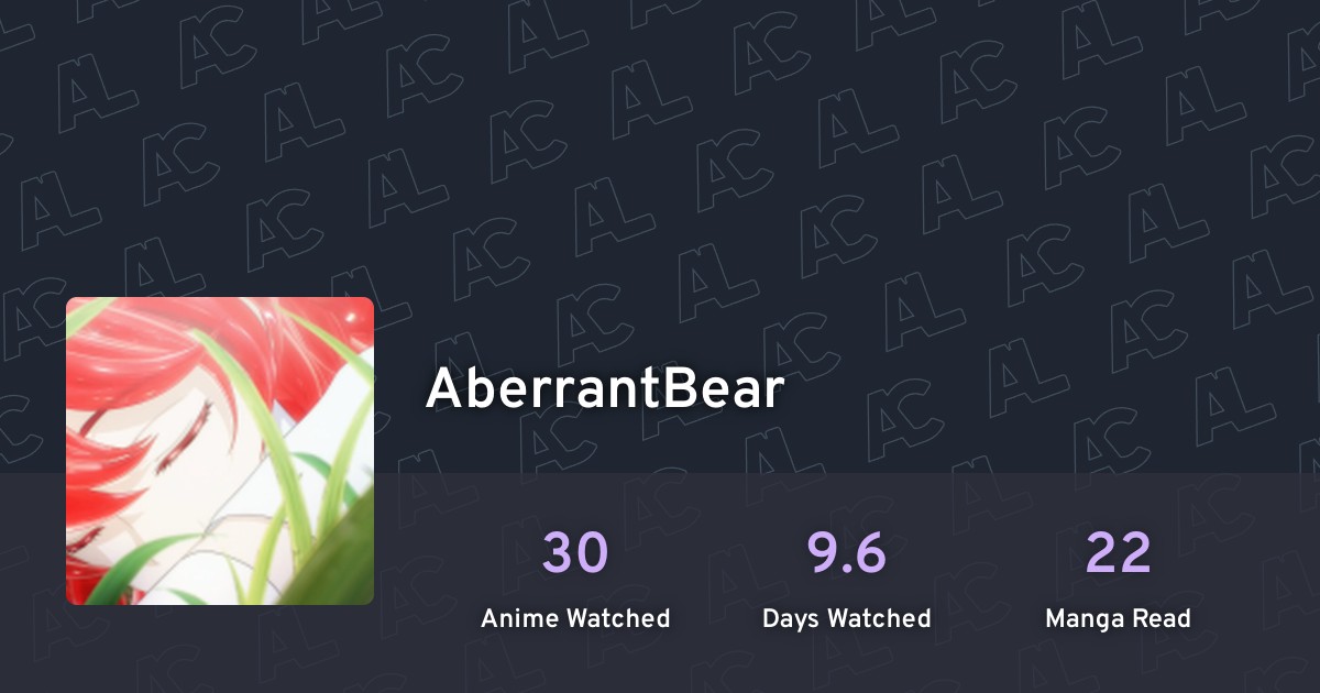 AberrantBear's profile · AniList