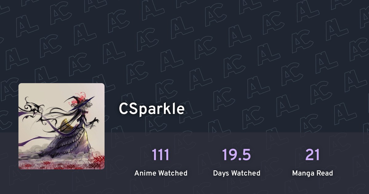 CSparkle's profile · AniList