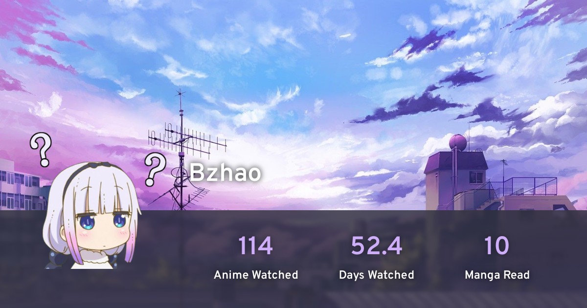 Bzhao's profile · AniList