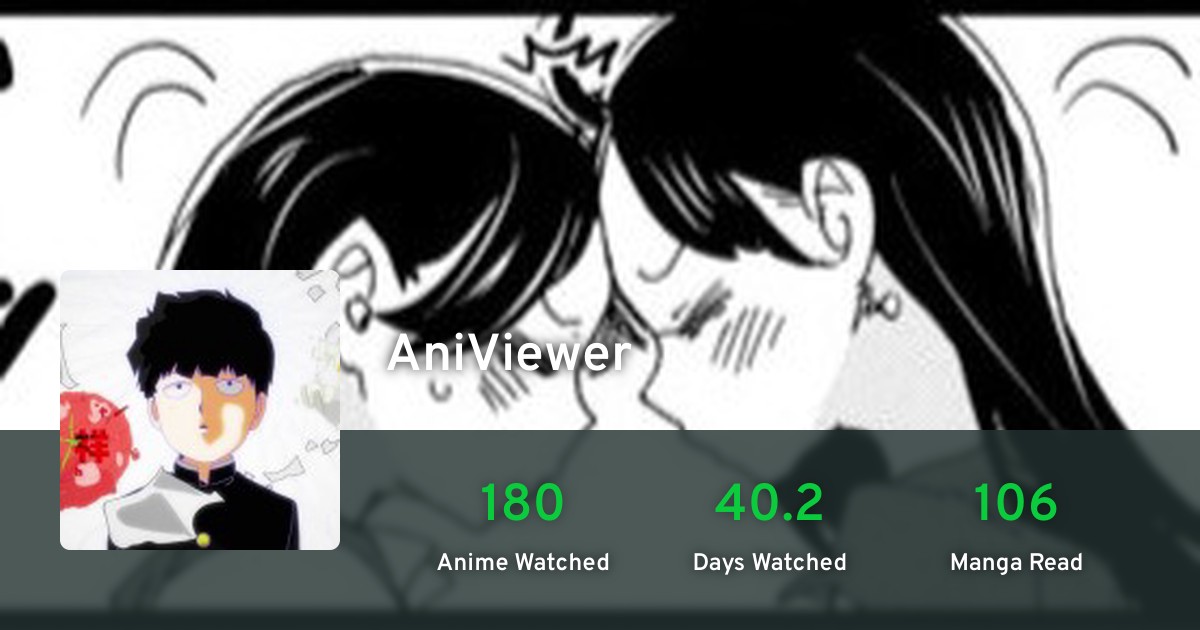 AniViewer's profile · AniList