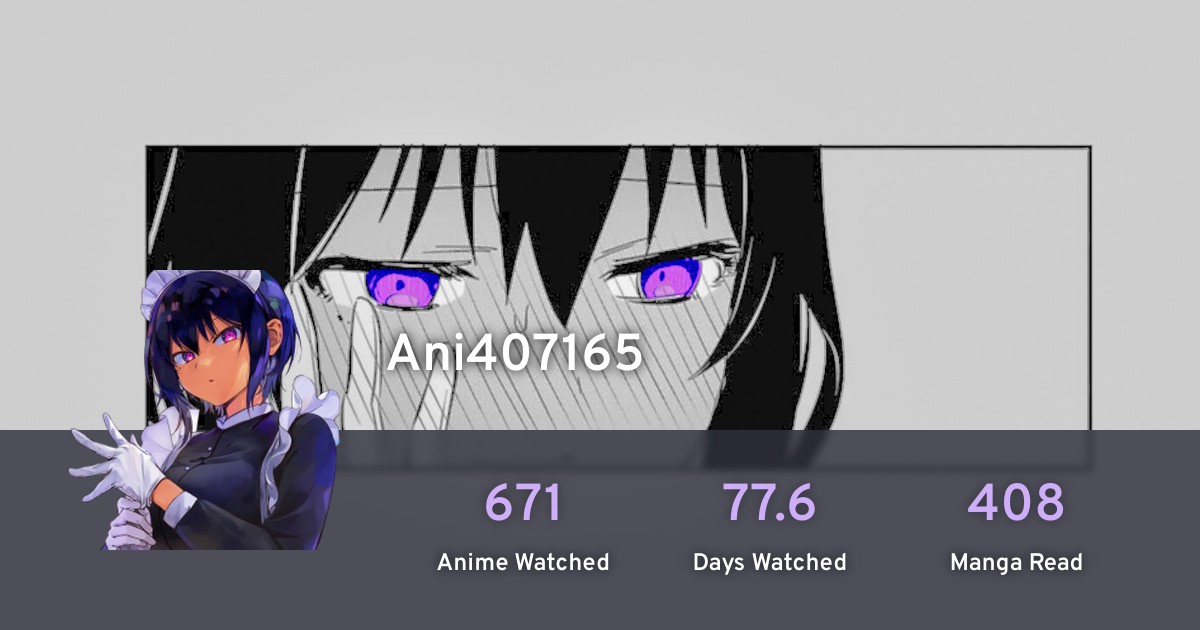Ani407165's profile · AniList