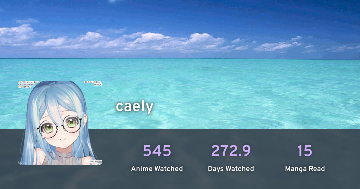 Caelys Profile · Anilist