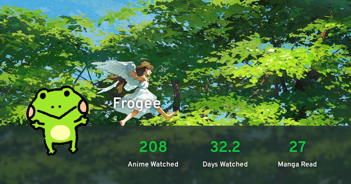 Frogee's profile · AniList