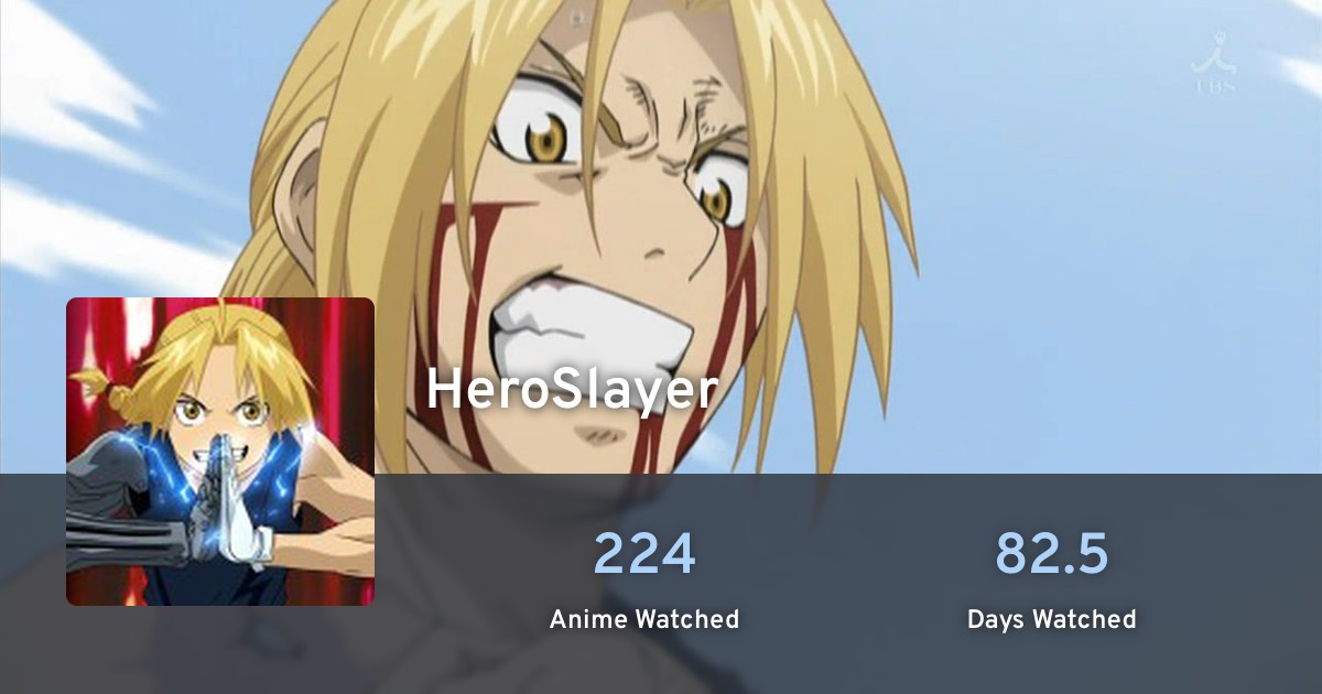 HeroSlayer's profile · AniList