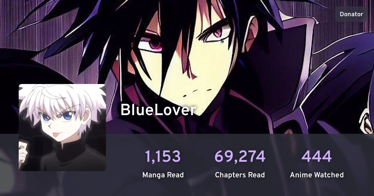 BlueLover's profile · AniList