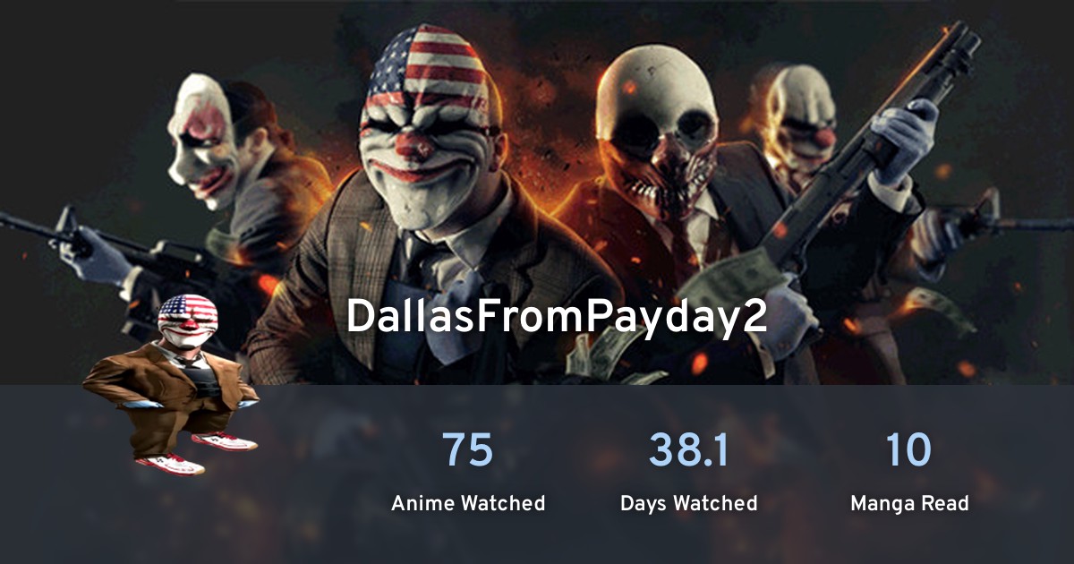 DallasFromPayday2's profile · AniList