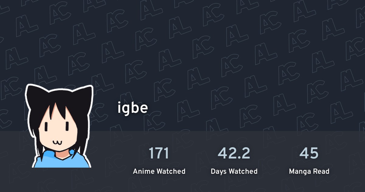igbe's profile · AniList