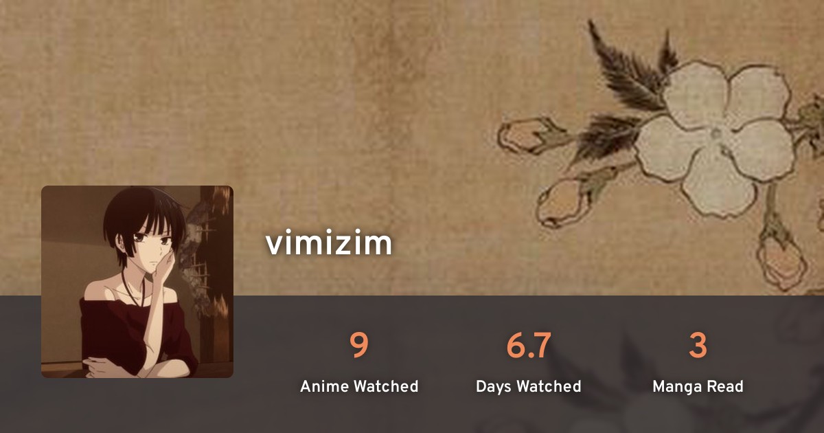 vimizim's profile · AniList