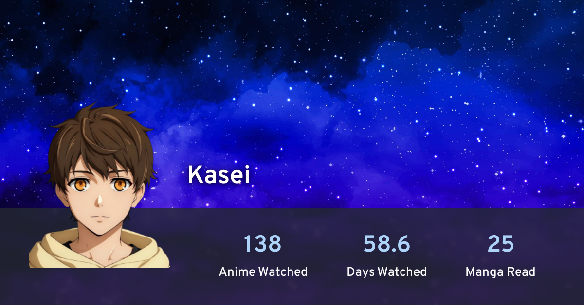 Kasei's profile · AniList