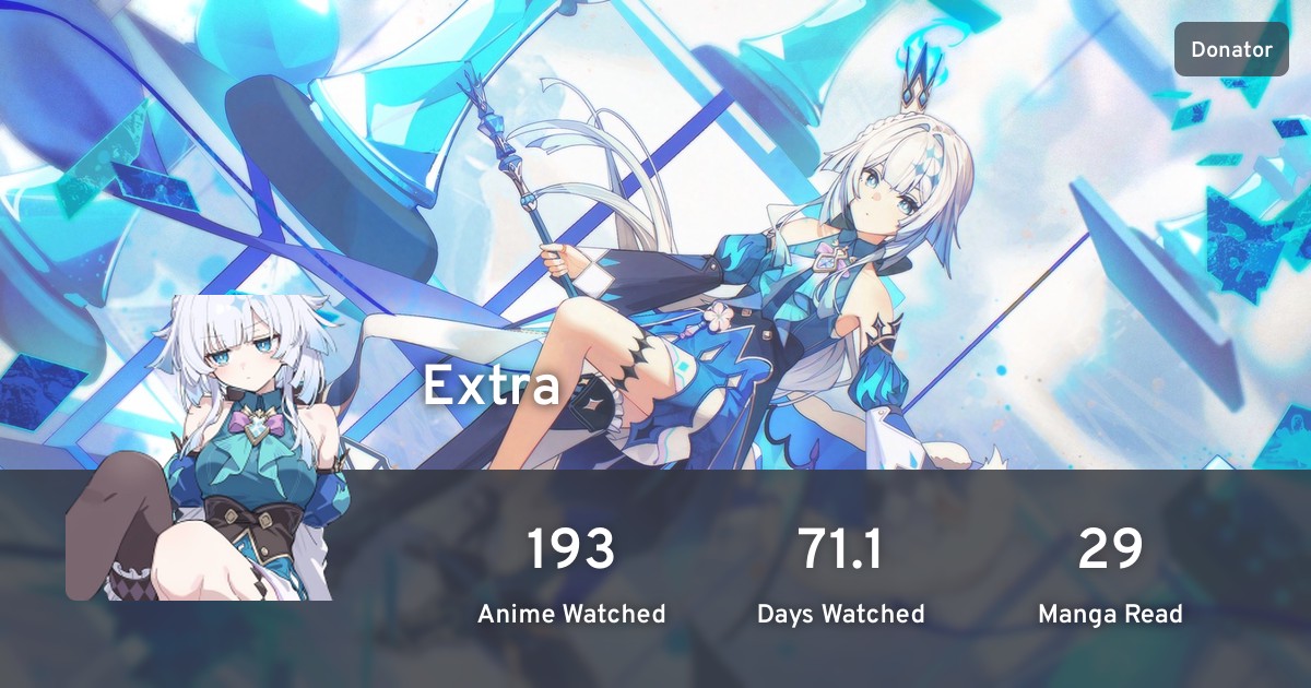 Extra's profile · AniList