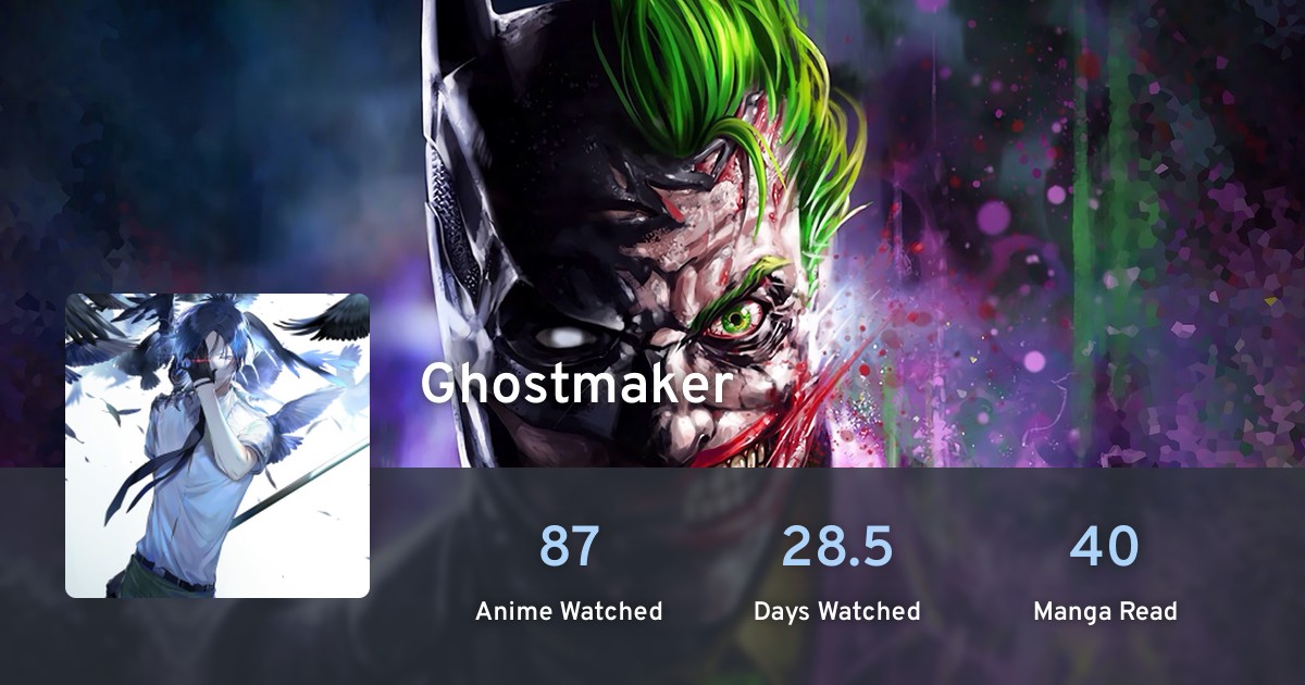 Ghostmaker's profile · AniList