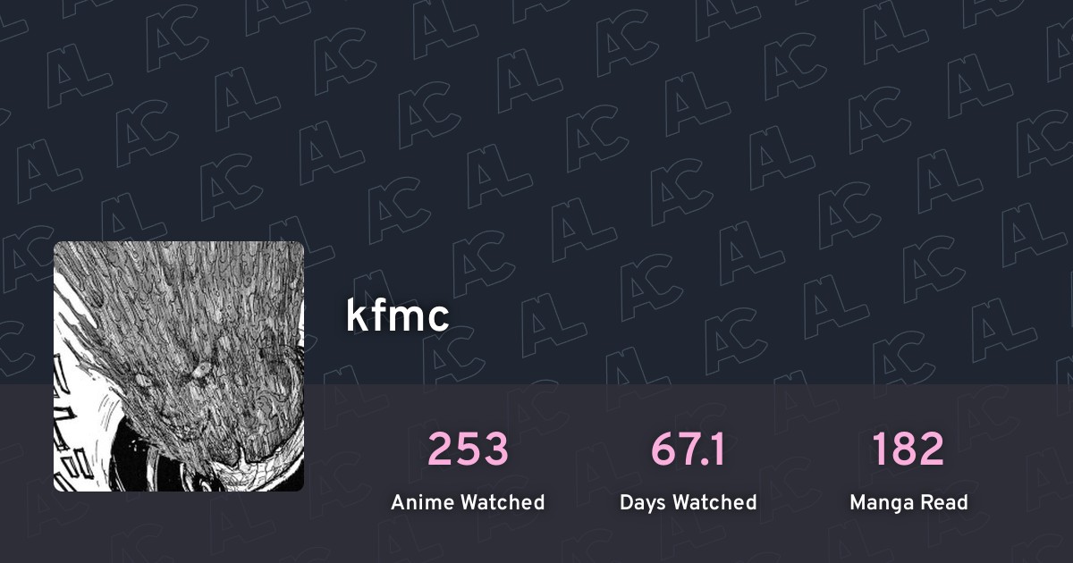 kfmc's profile · AniList