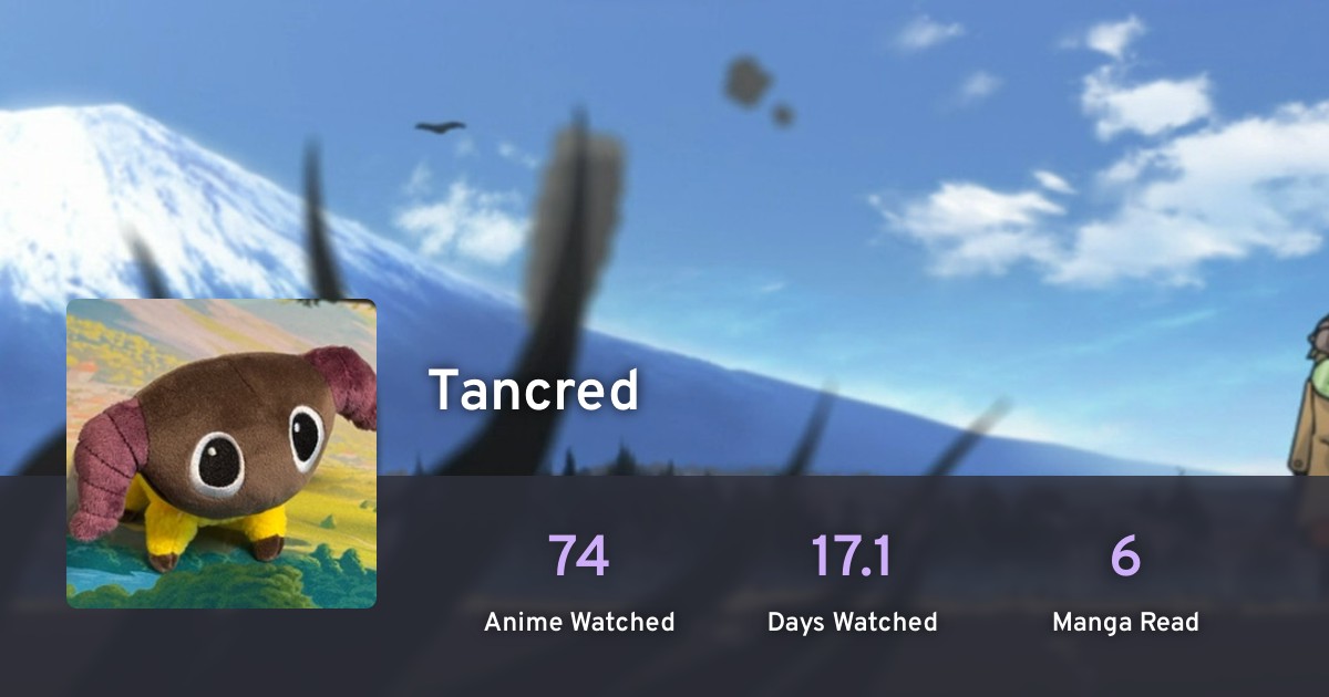 Tancred's profile · AniList