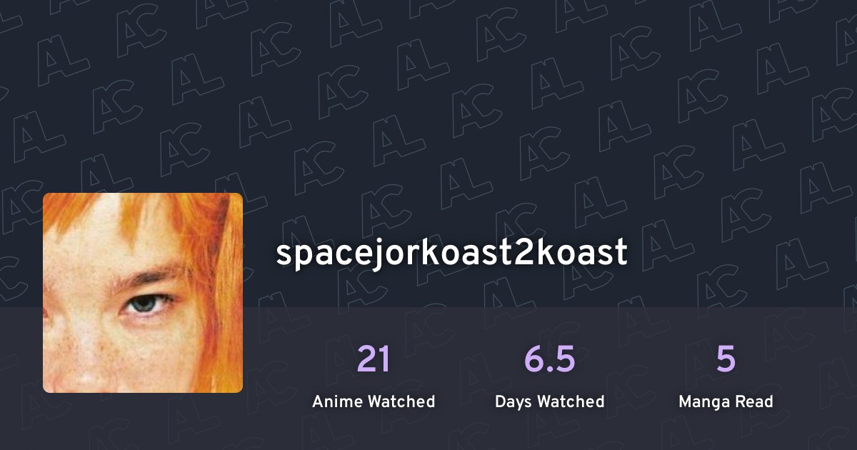 spacejorkoast2koast's profile · AniList