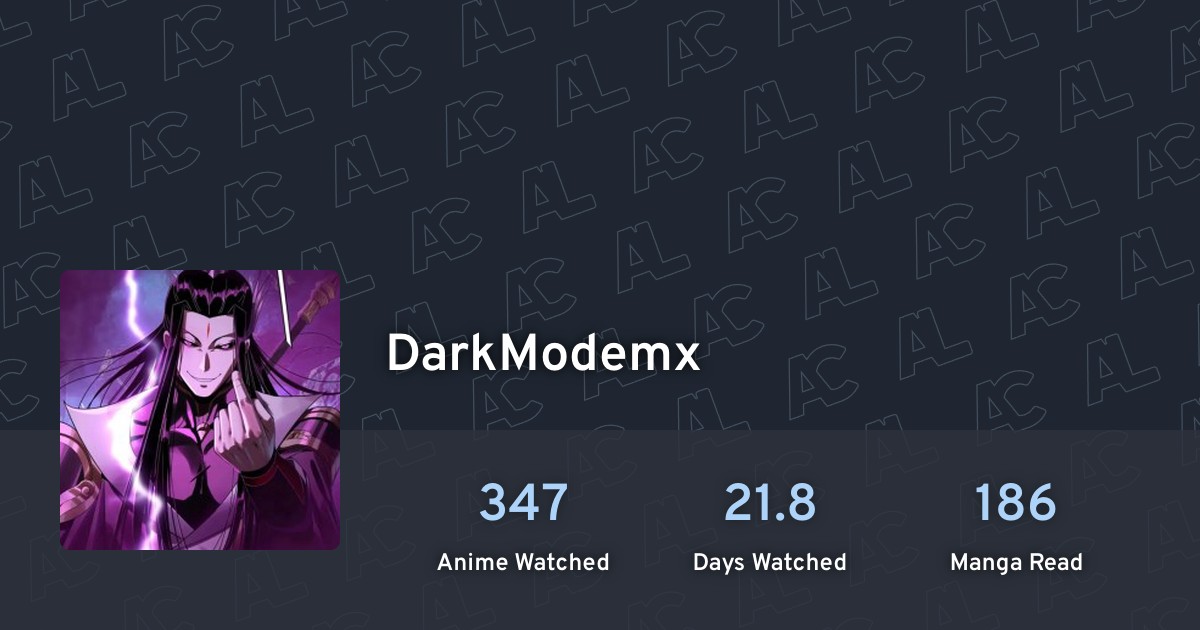 DarkModemx's anime list · AniList