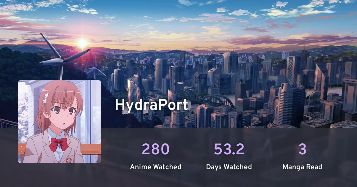 HydraPort's profile · AniList