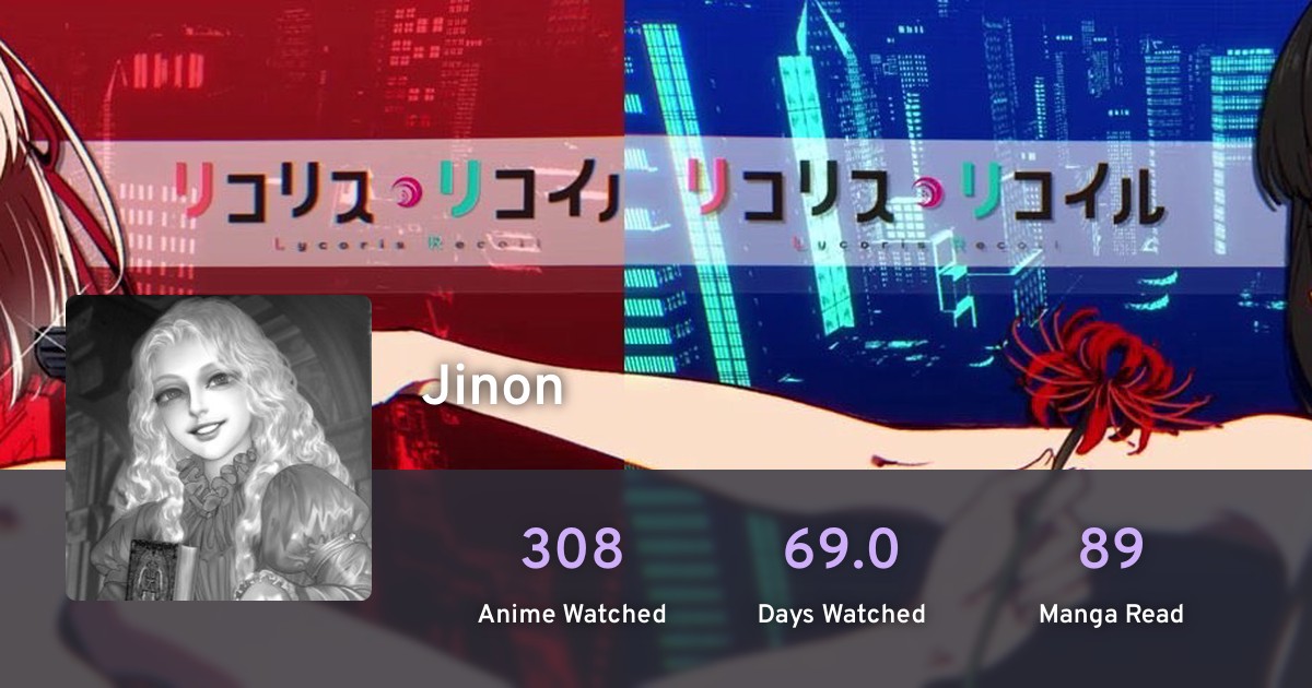 Jinon's anime list · AniList