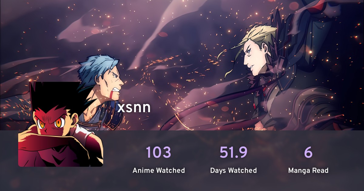 xsnn's profile · AniList