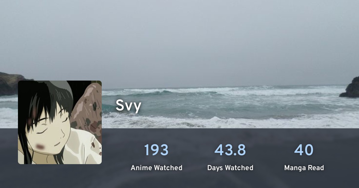 Svy's profile · AniList