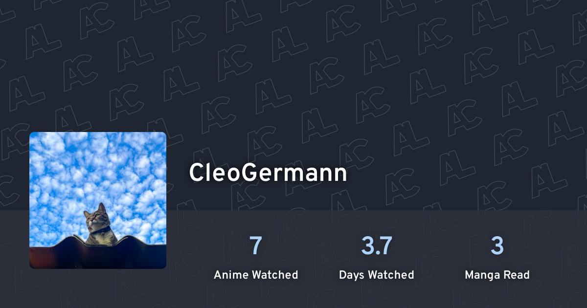 CleoGermann's profile · AniList