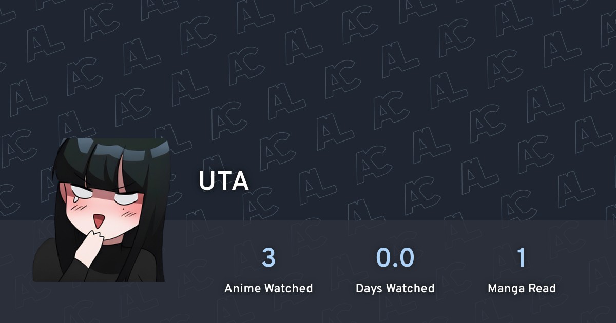 UTA's profile · AniList