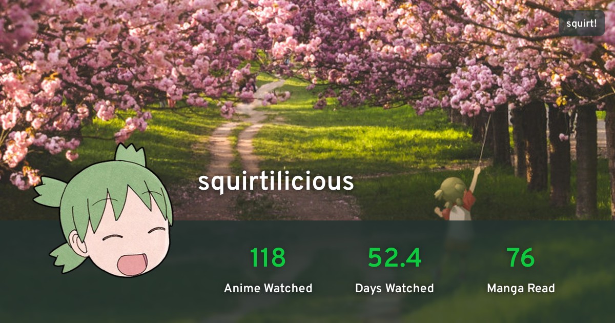 squirtilicious's profile · AniList