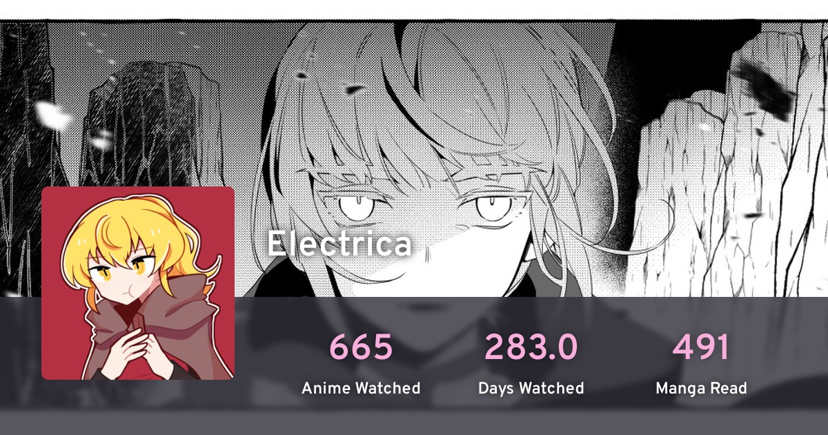 Electrica's profile · AniList