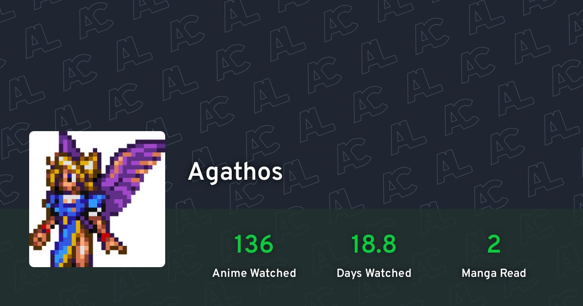 Agathos's profile · AniList