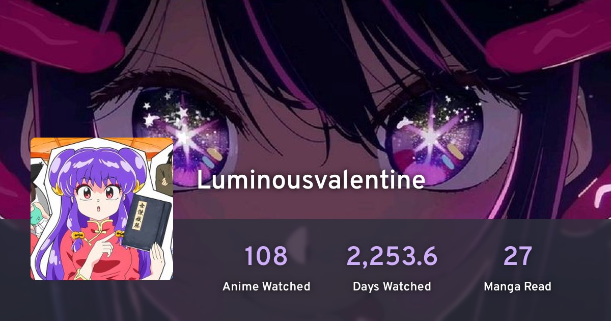 Luminousvalentine's profile · AniList