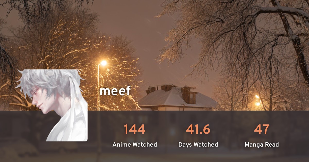 meef's profile · AniList