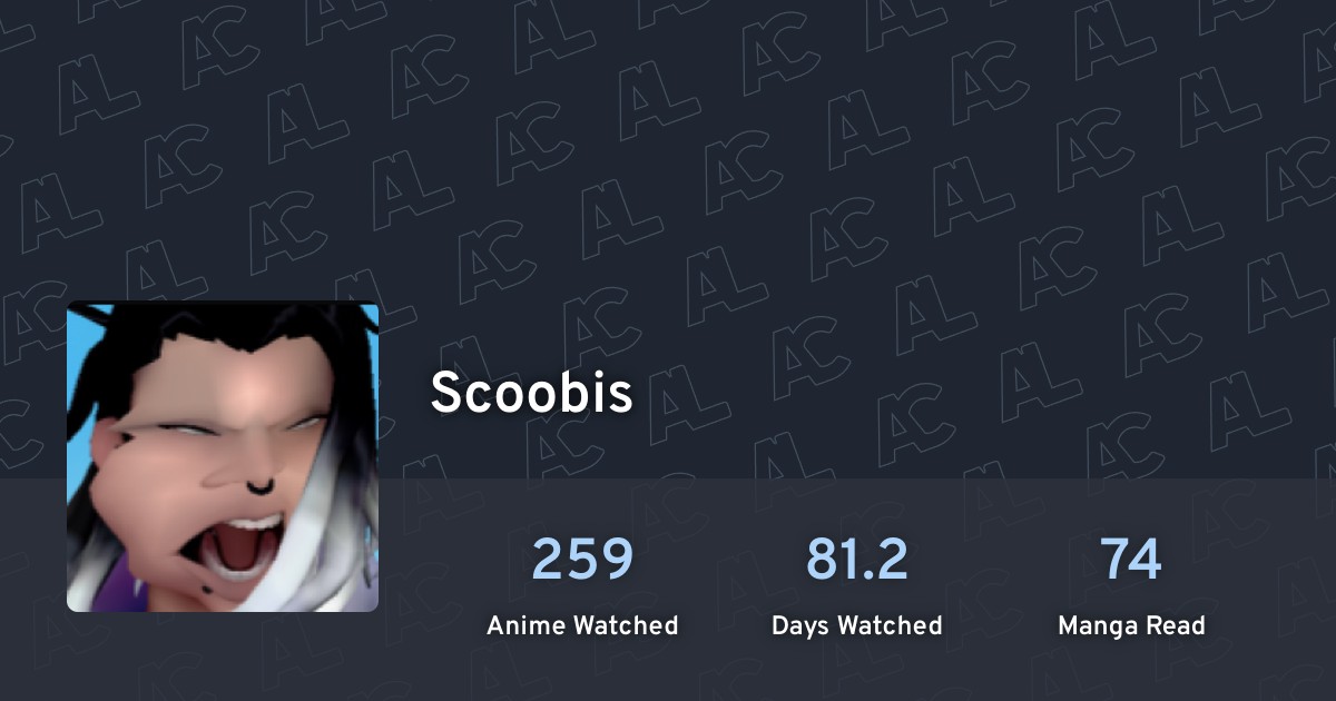 Scoobis's profile · AniList