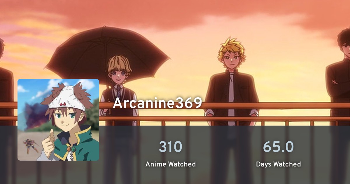 Arcanine369's profile · AniList