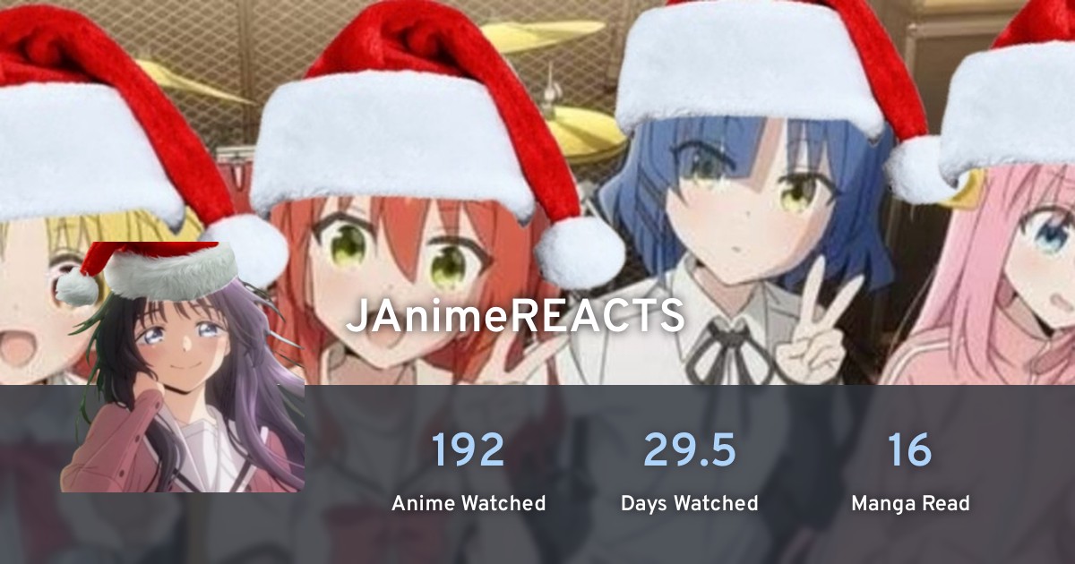 JAnimeREACTS's profile · AniList