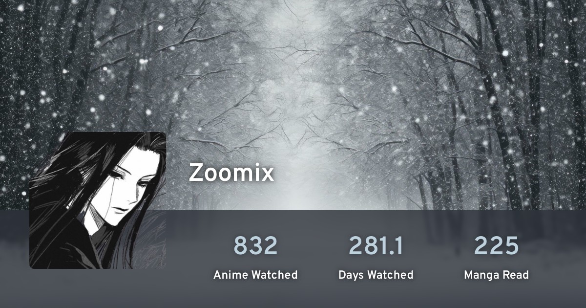 Zoomix's profile · AniList