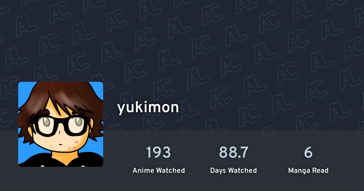 yukimon's profile · AniList