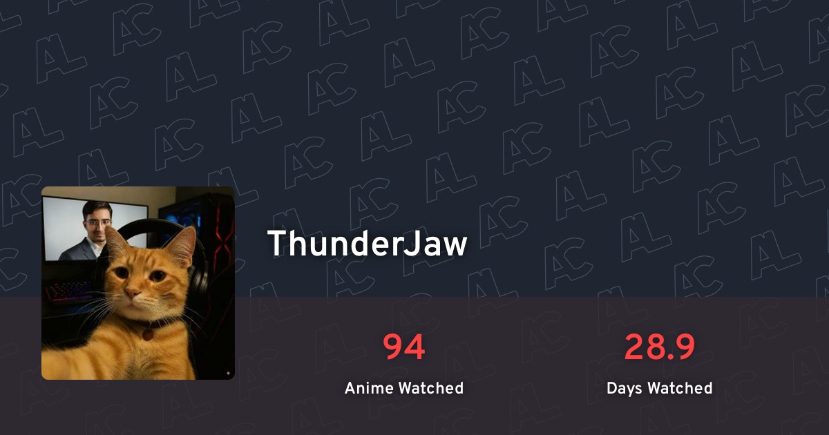 ThunderJaw's profile · AniList