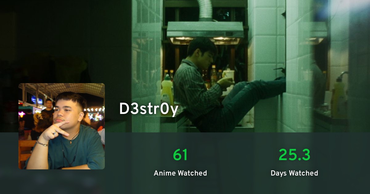 D3str0y's profile · AniList